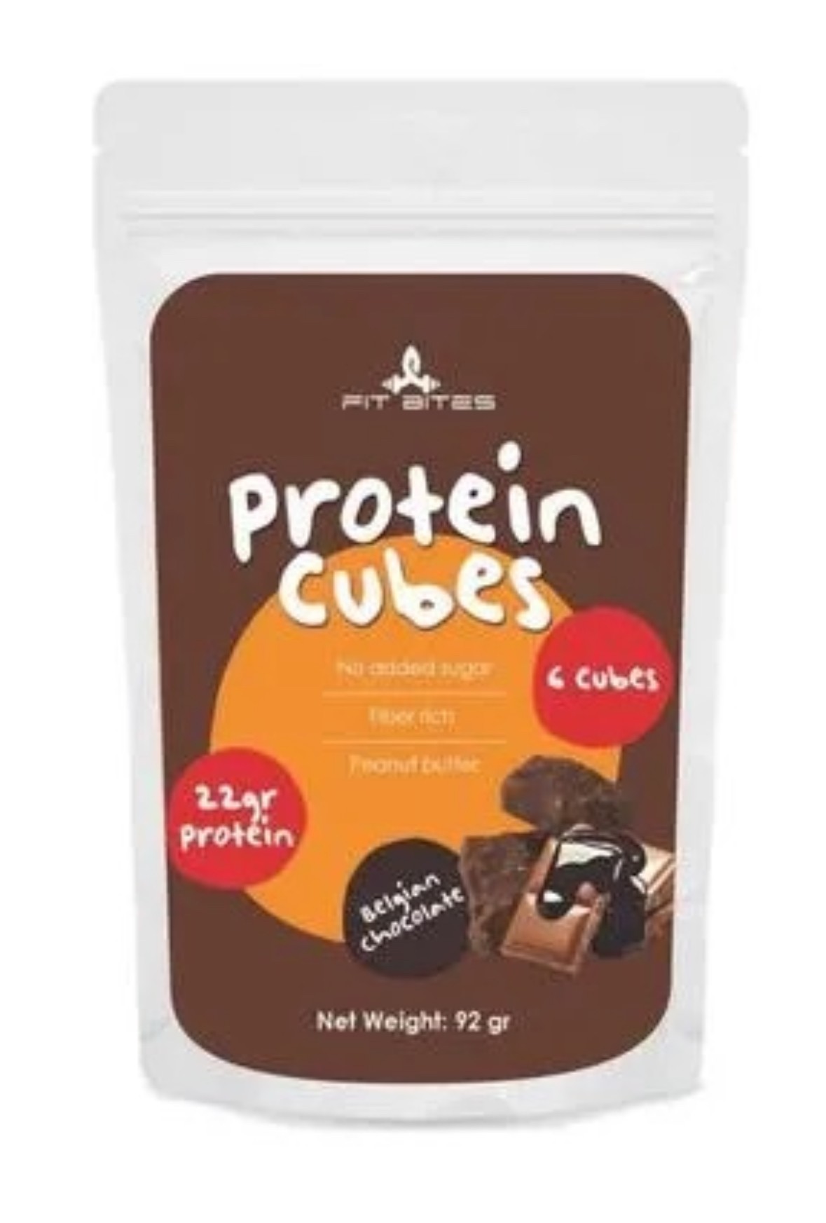 Fit Bites Protein Cubes Çikolatalı 92gr (Yüksek Proteinli Atıştırmalık ...