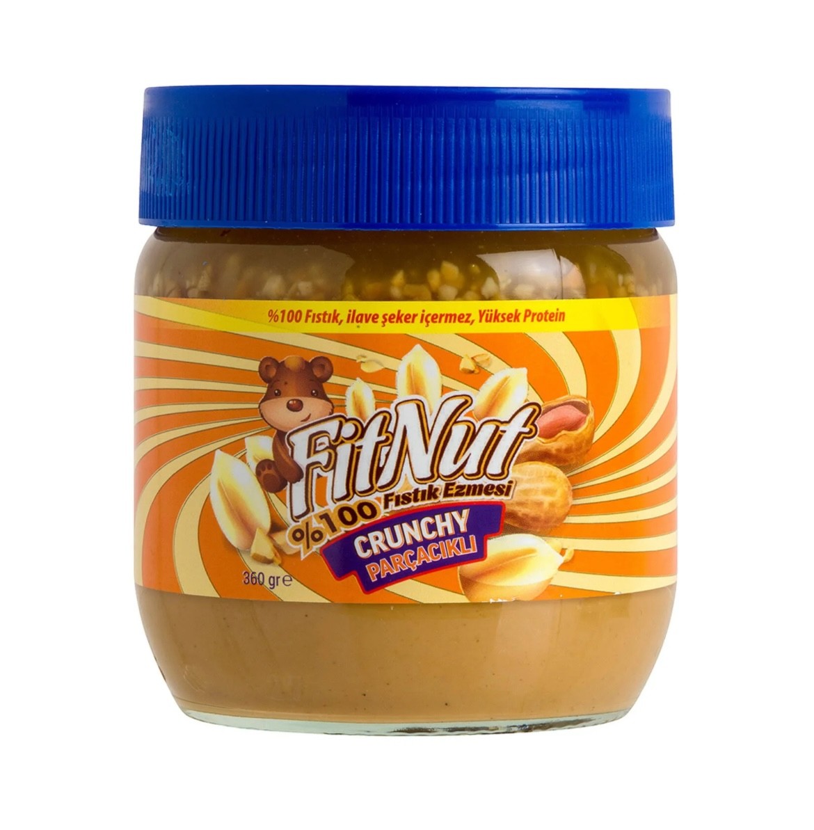 Fitnut Crunch Fıstık Ezmesi 360 Gr - FitNut tüm ürünleri.