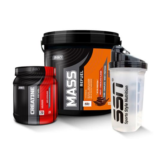 SSN Mass Refuel ® 5000 Gr + Creatine Refuel 350 Gr - Sports Style ...
