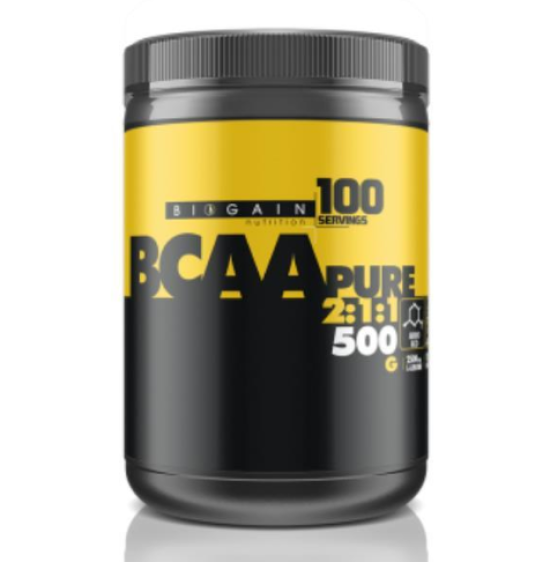 Biogain BCAA 2.1.1 500 Gr Aromasız - Biogain Nutrition tüm ürünleri.