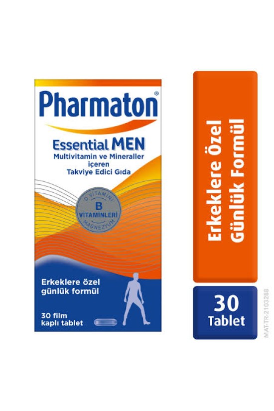 Pharmaton Essential Men Multivitamin Ve Mineral 30 Kapsül | Pharmaton ...
